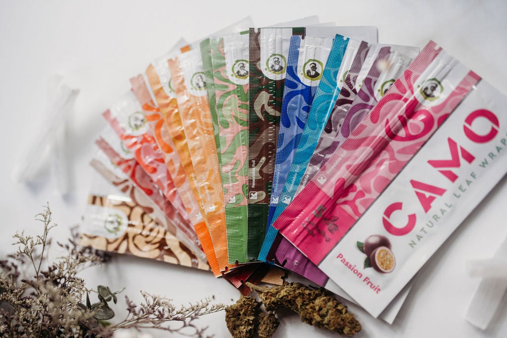 Camo Natural Leaf Wraps | Emerald City CBD